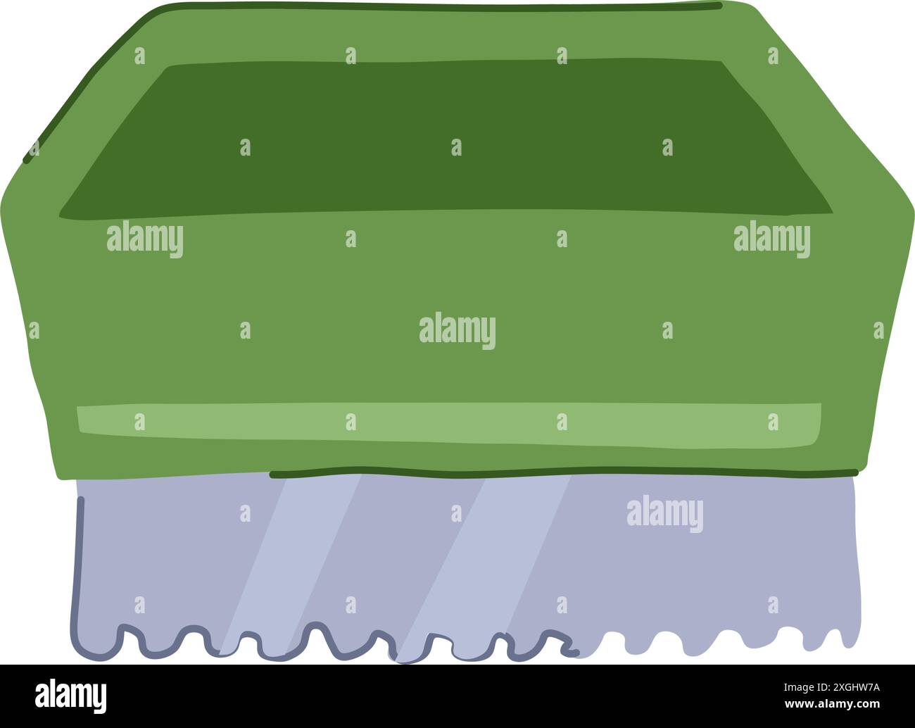 float notched trowel cartoon vector illustration Stock Vector Image ...