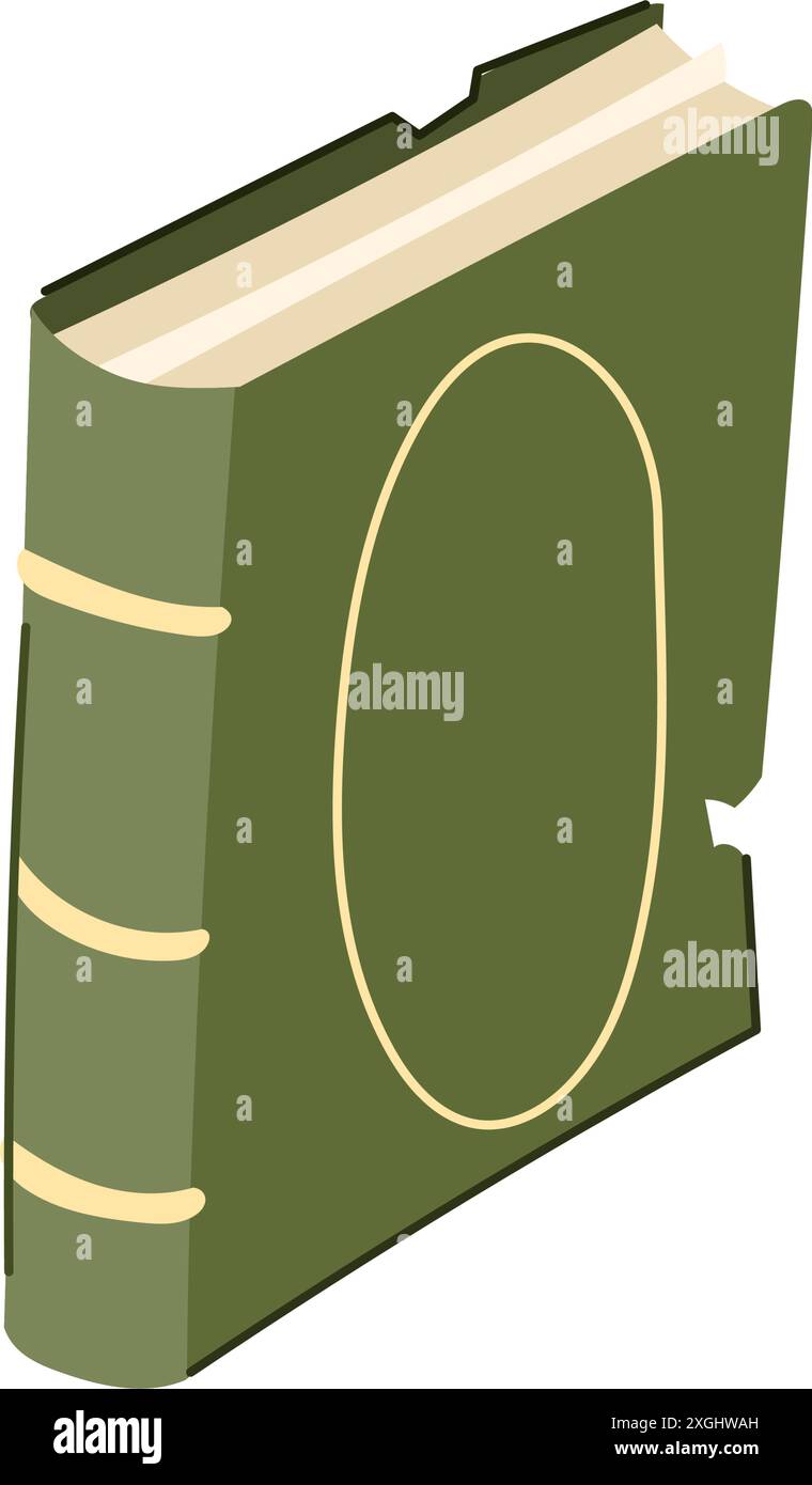 antique old book cartoon vector illustration Stock Vector Image & Art ...