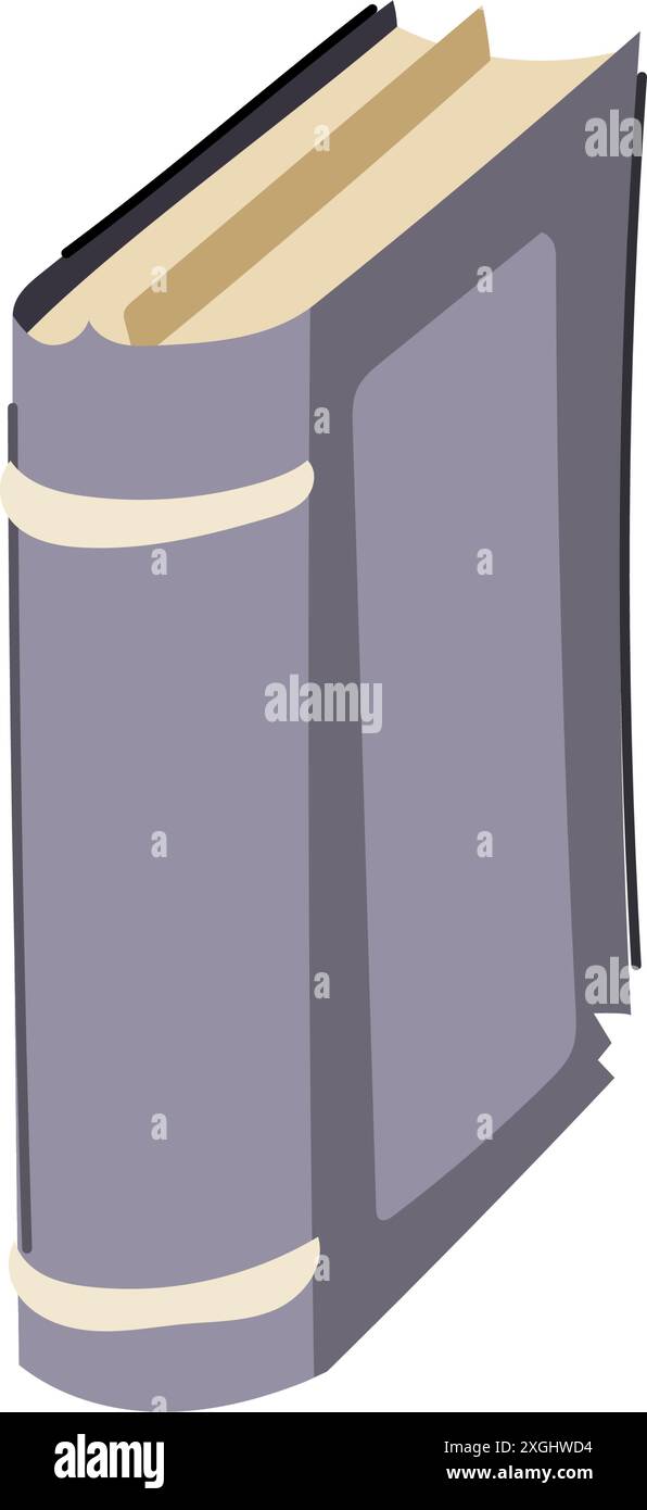 ancient old book cartoon vector illustration Stock Vector Image & Art ...