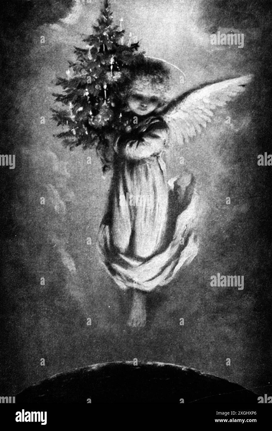 Christmas Angel Painting
