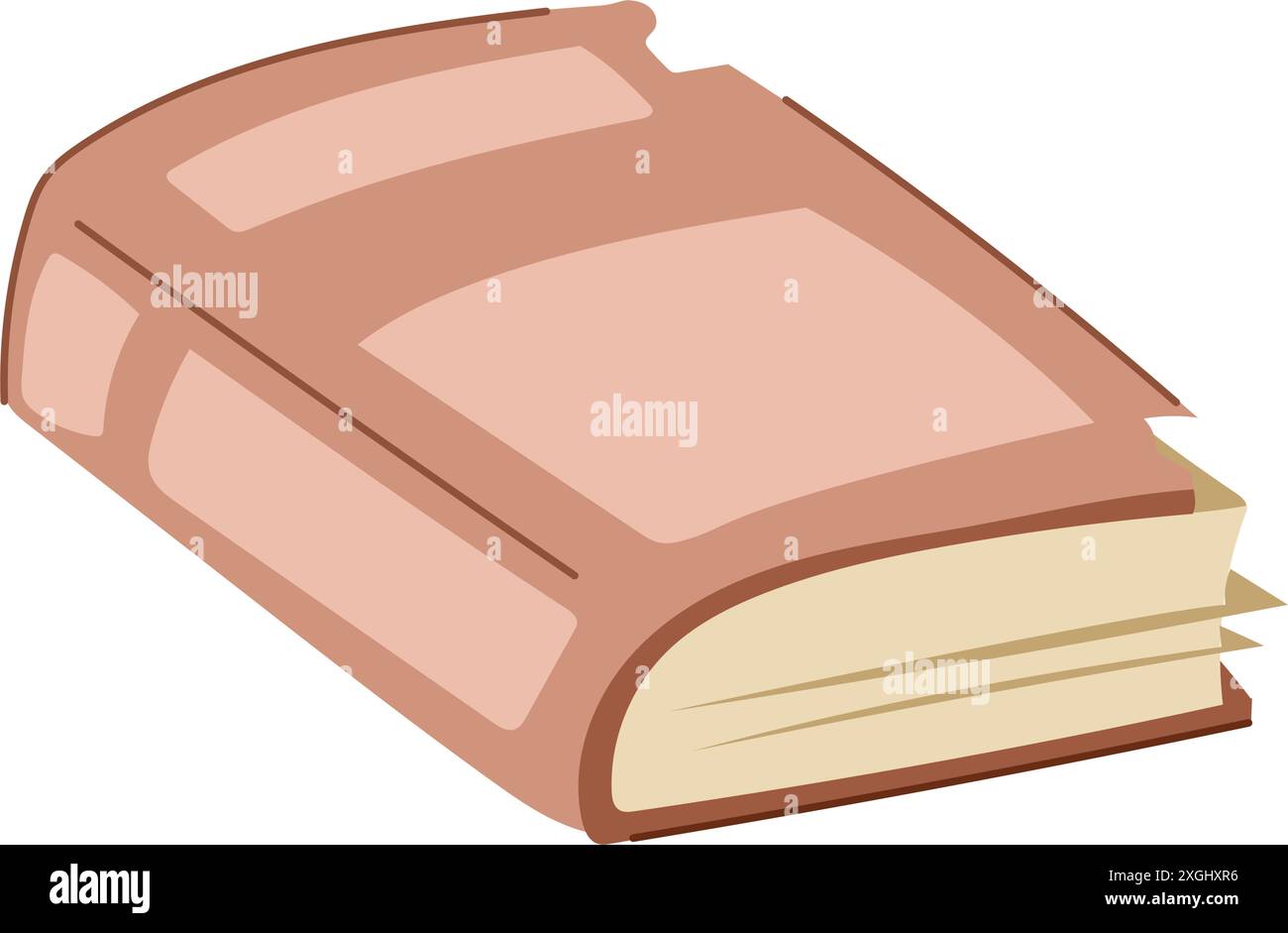 paper old book cartoon vector illustration Stock Vector Image & Art - Alamy