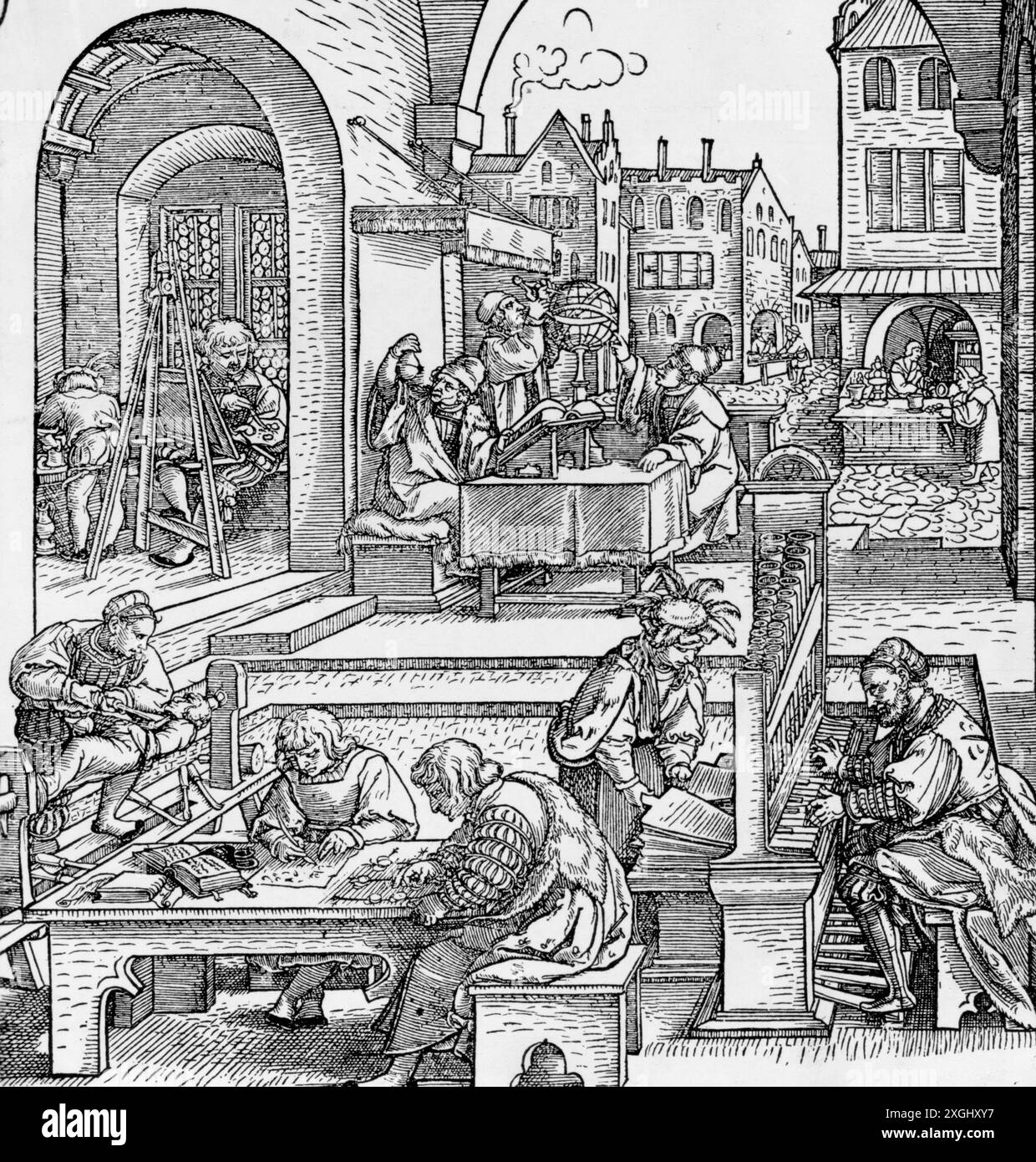 Allegory of astronomy Black and White Stock Photos & Images - Alamy