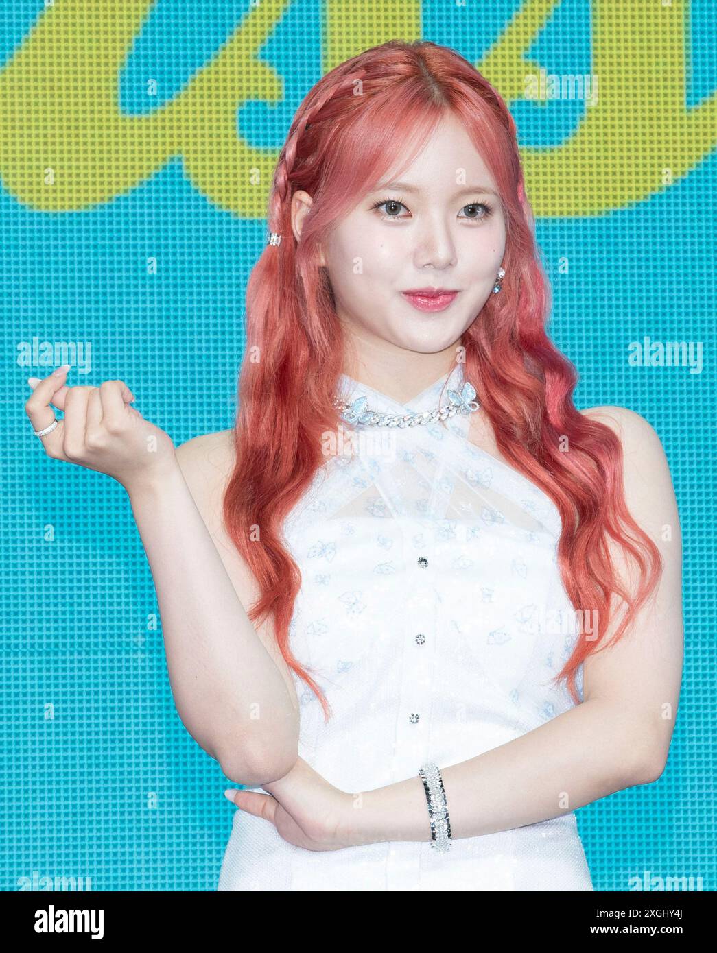 Seoul, South Korea. 9th July, 2024. South Korean singer Soojin, member ...