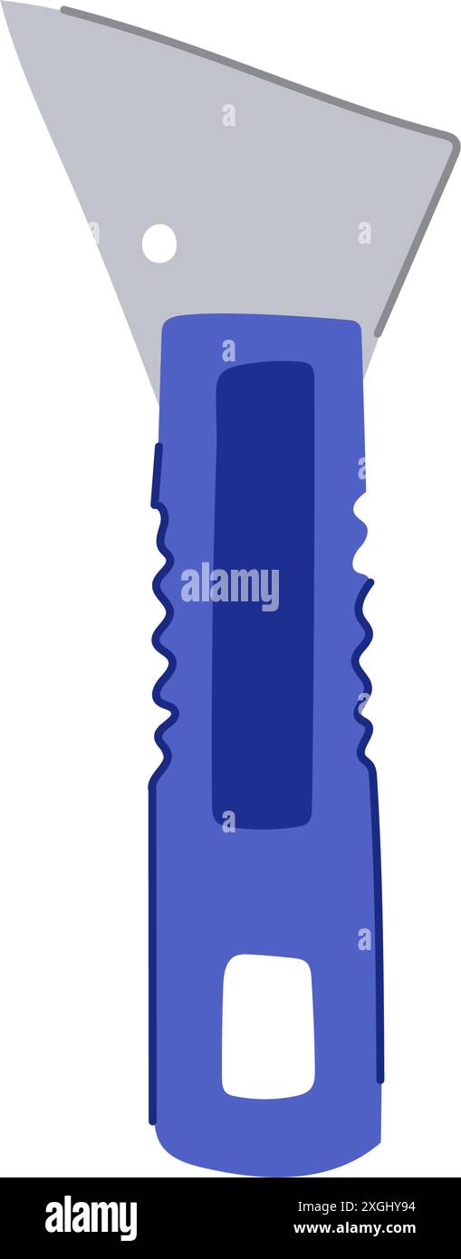 tool paint scraper cartoon vector illustration Stock Vector Image & Art ...