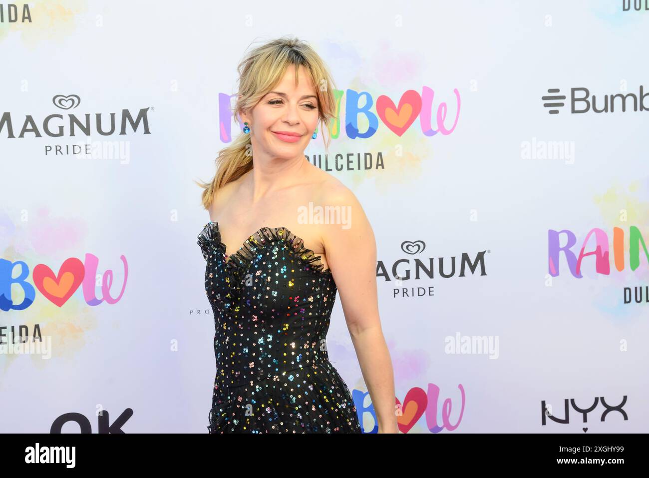 María Adánez posed at the photocall during the Dulceida Rainbow Pride ...