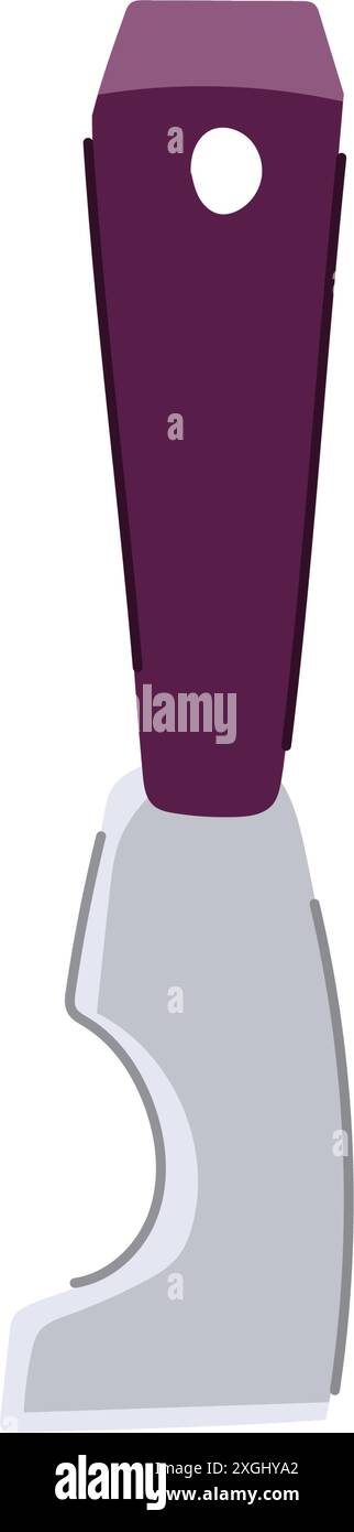 hand paint scraper cartoon vector illustration Stock Vector Image & Art ...