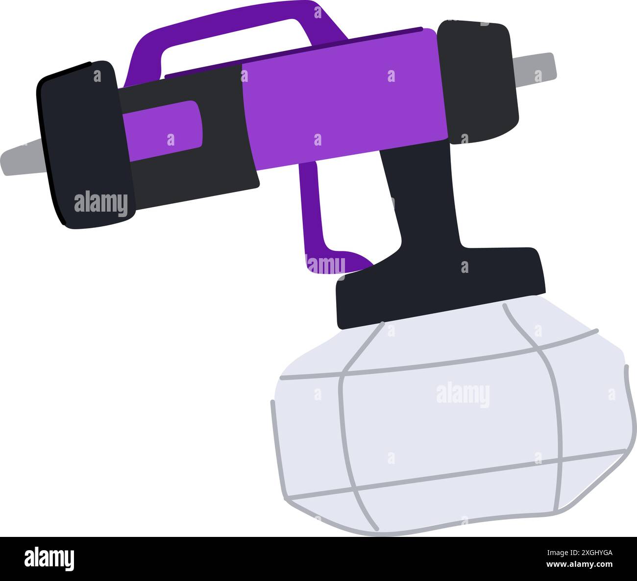 Powder coating gun Stock Vector Images - Alamy