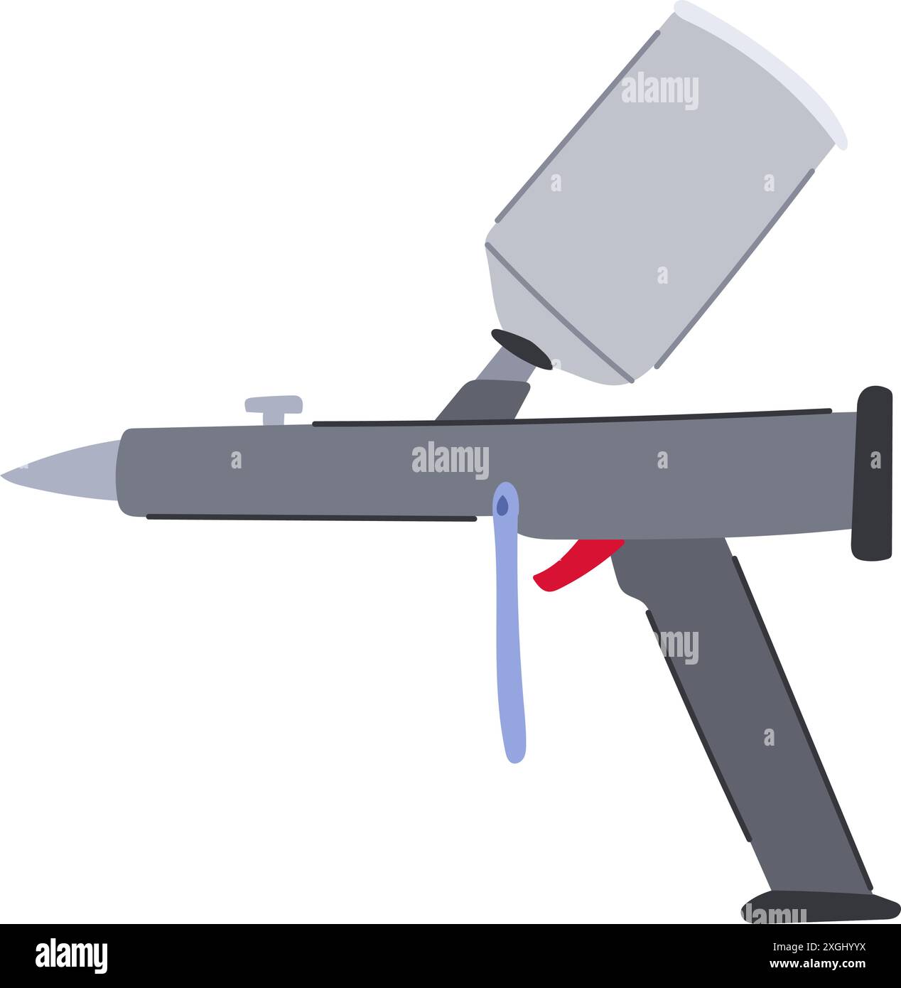 logo paint sprayer cartoon vector illustration Stock Vector Image & Art ...