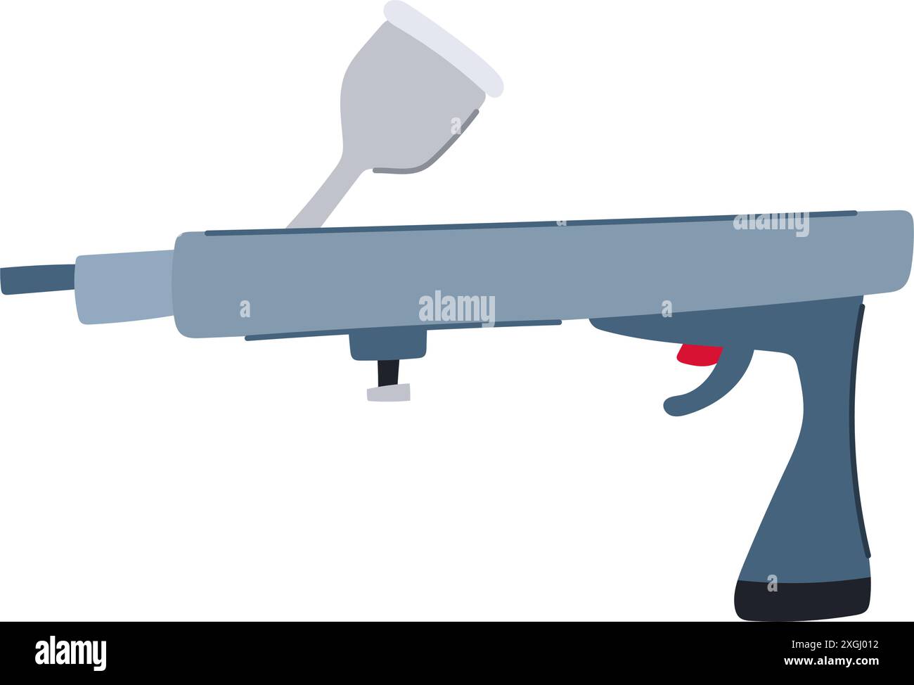 brush paint sprayer cartoon vector illustration Stock Vector Image ...