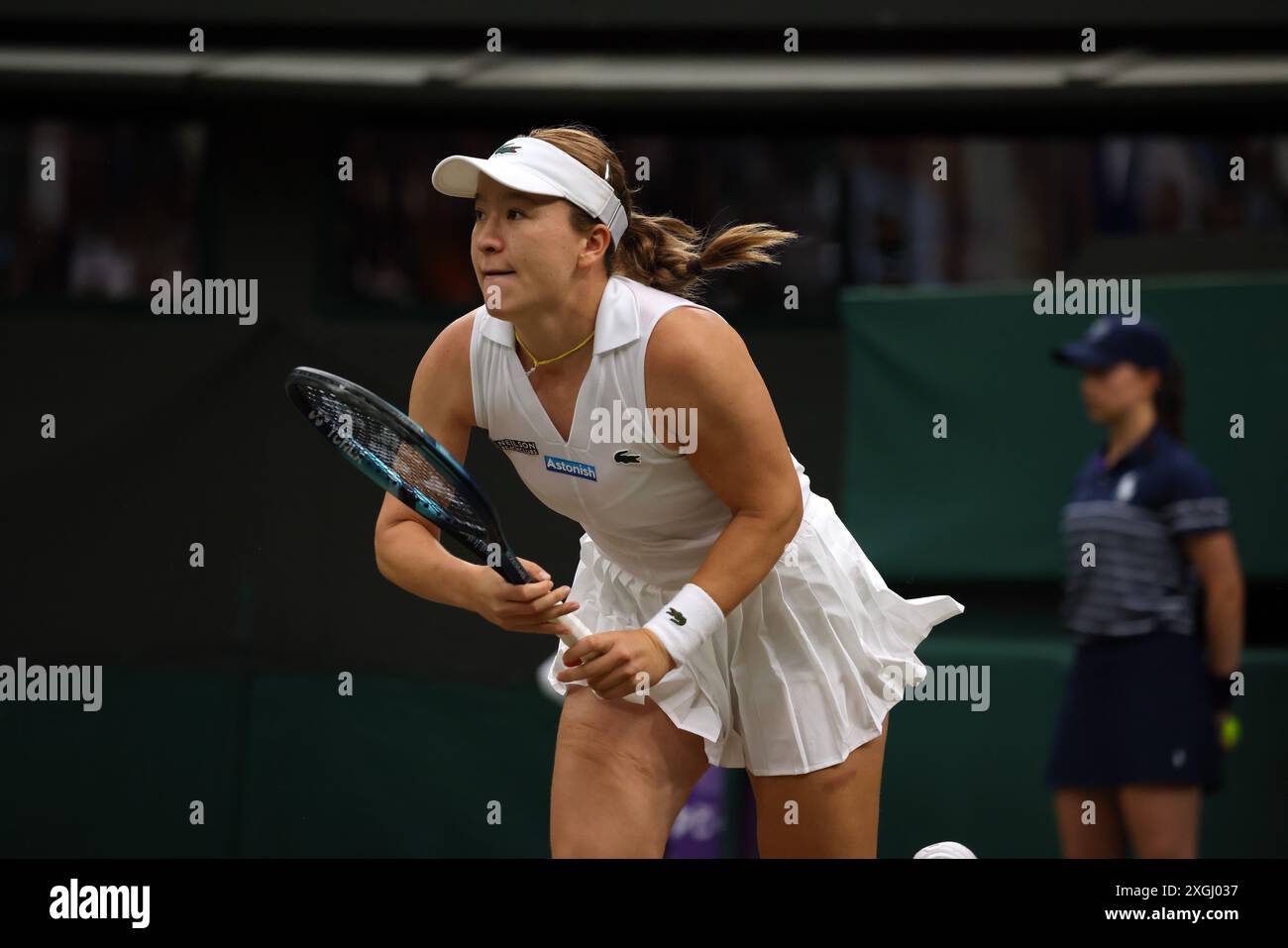 Wimbledon, London, UK. 09th July, 2024. Lulu Sun of New Zealand during ...