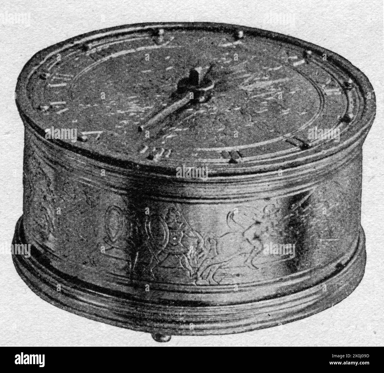 clock, pocket watch, drum-shaped pocket watch, first half 16th century ...