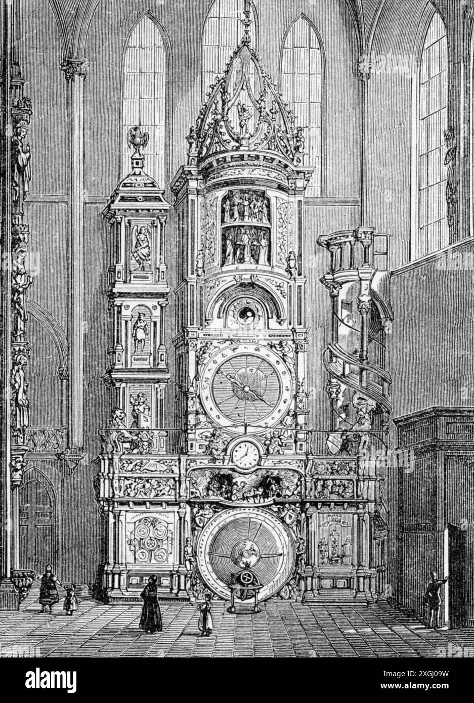 Historic building tower clock Black and White Stock Photos & Images - Alamy