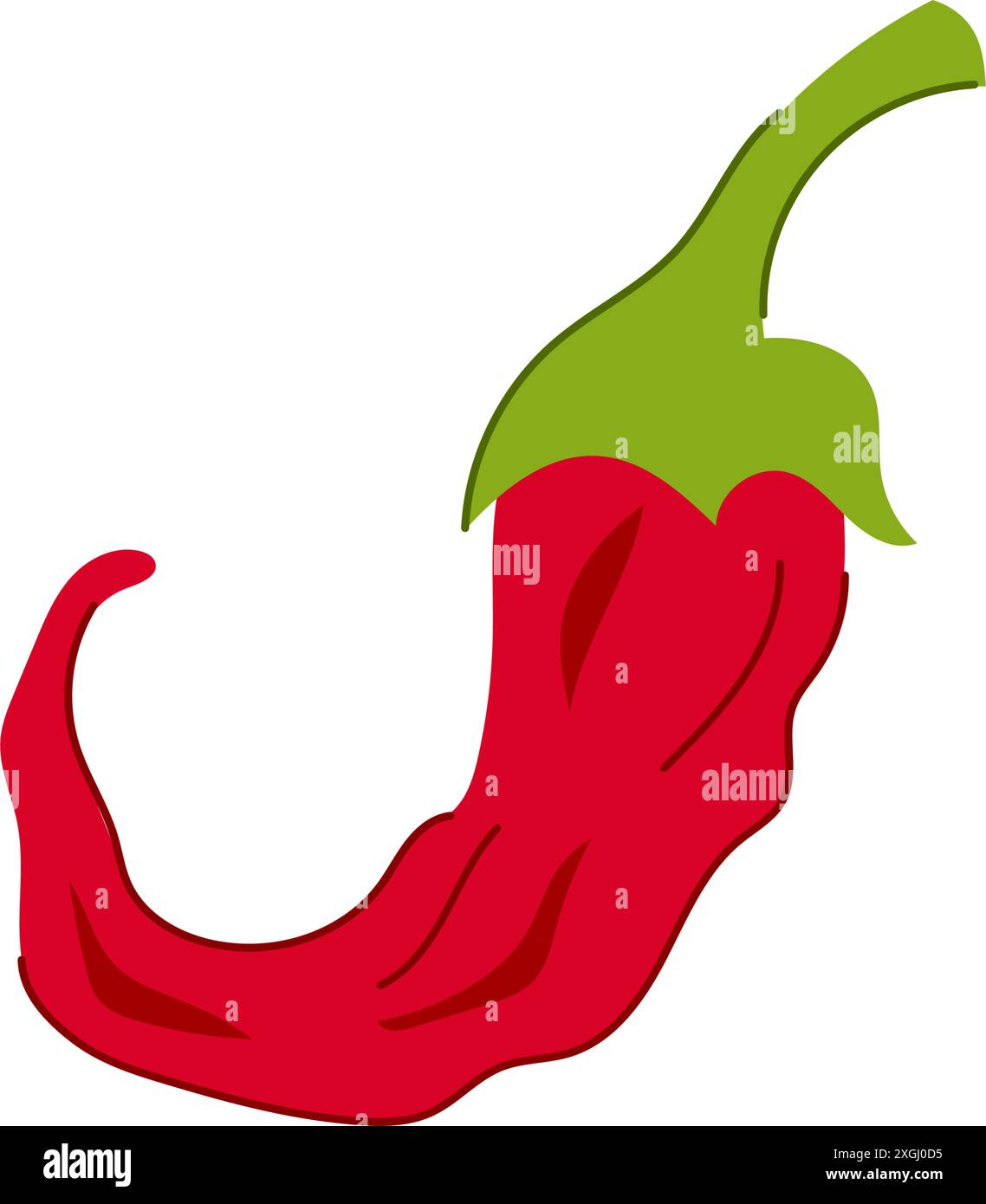mexican pepper chili cartoon vector illustration Stock Vector Image ...