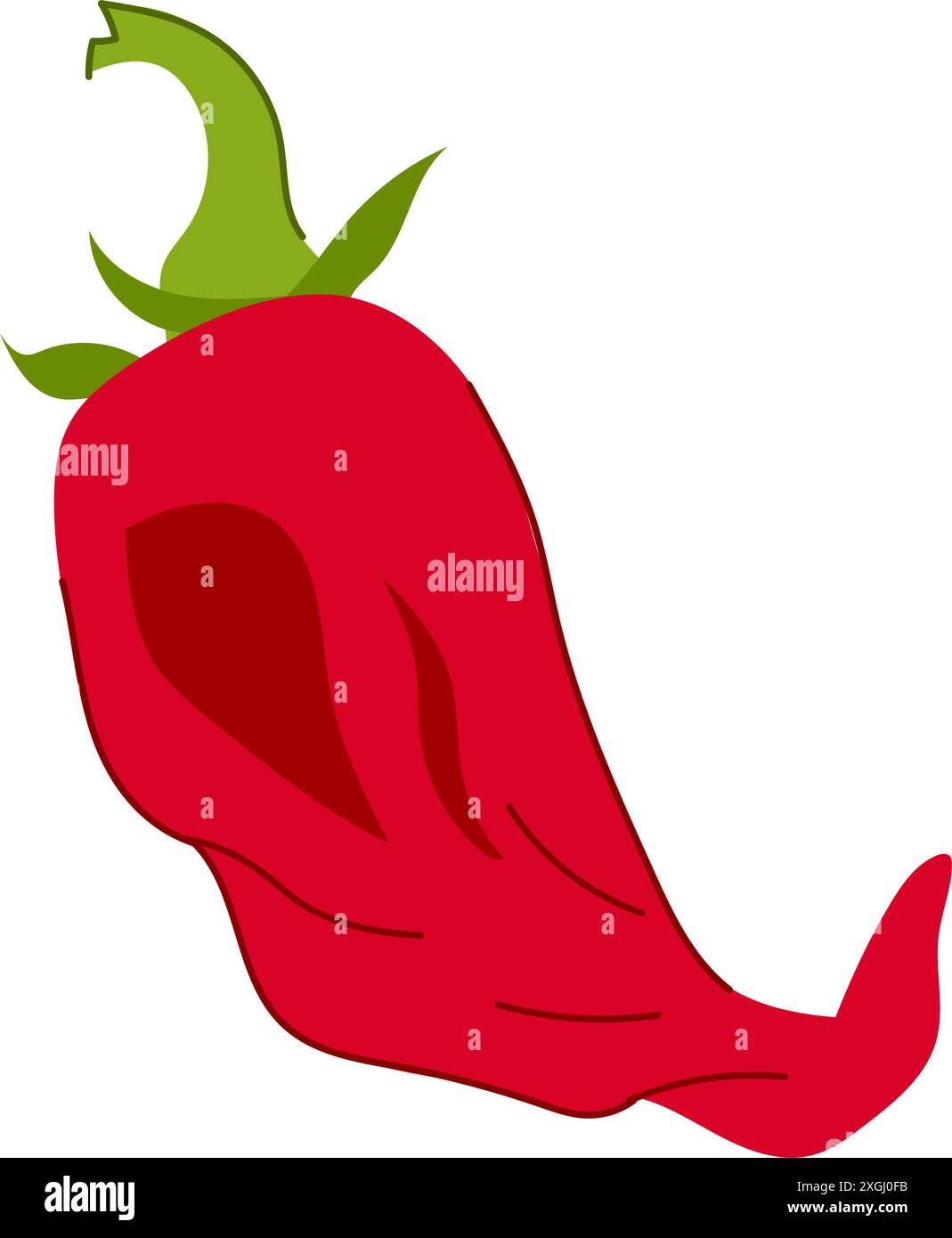 spice pepper chili cartoon vector illustration Stock Vector Image & Art ...