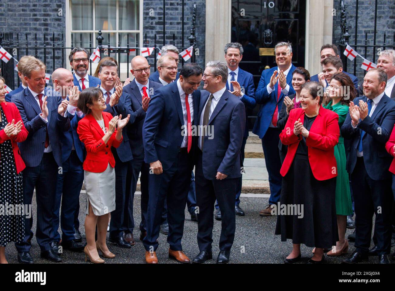 London, UK. 9th July, 2024. Scottish Labour MPs pose for a photo with ...