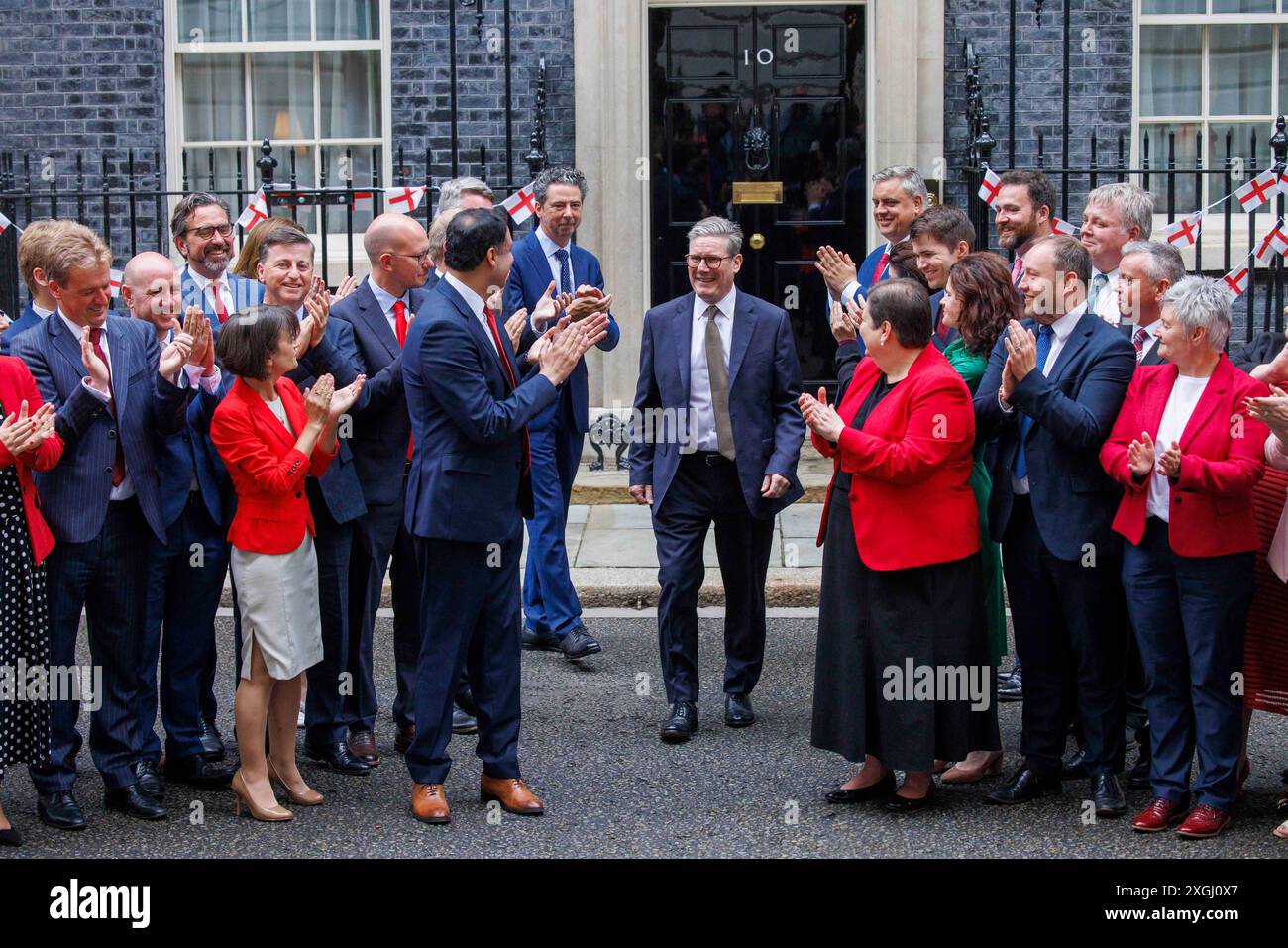 London, UK. 9th July, 2024. Scottish Labour MPs pose for a photo with ...