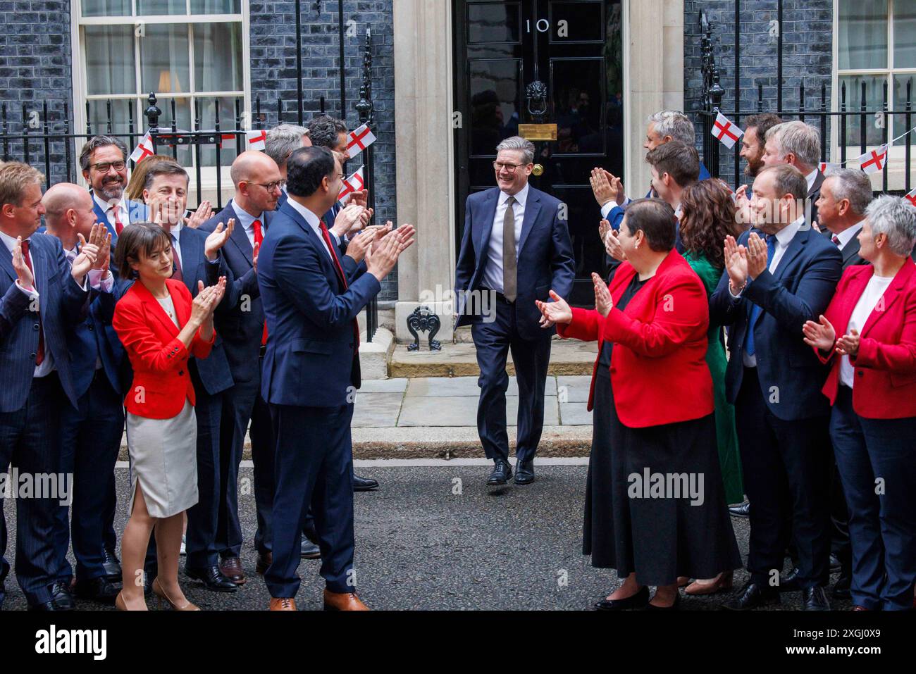 London, UK. 9th July, 2024. Scottish Labour MPs pose for a photo with ...
