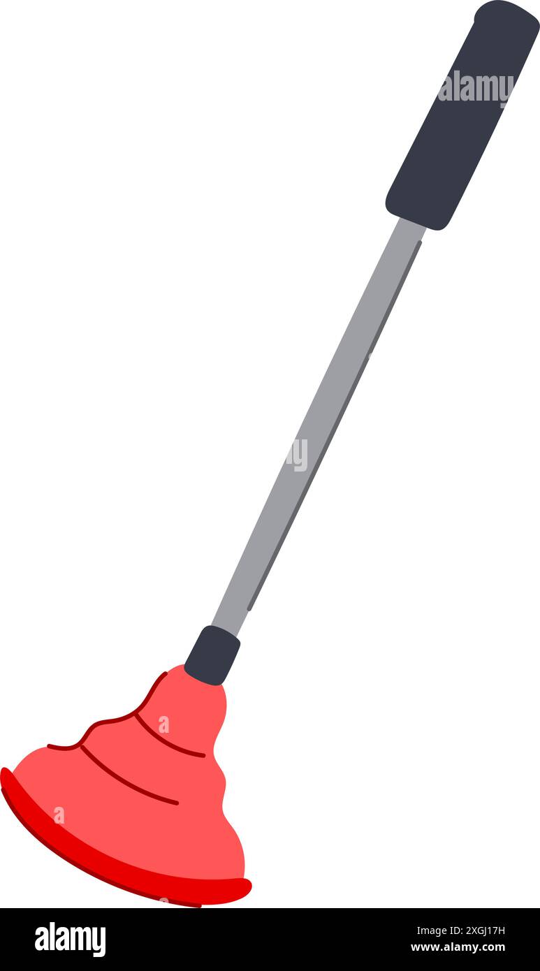 water plunger cartoon vector illustration Stock Vector Image & Art - Alamy