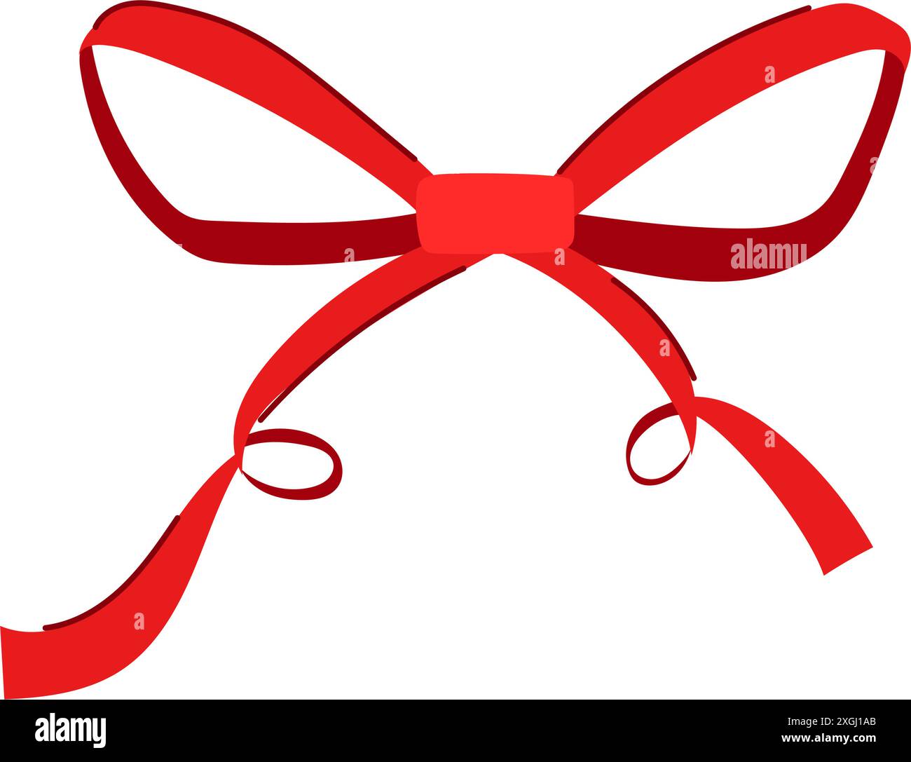 gift red bow ribbon cartoon vector illustration Stock Vector Image ... gift red bow ribbon cartoon vector illustration Stock Vector Image ...