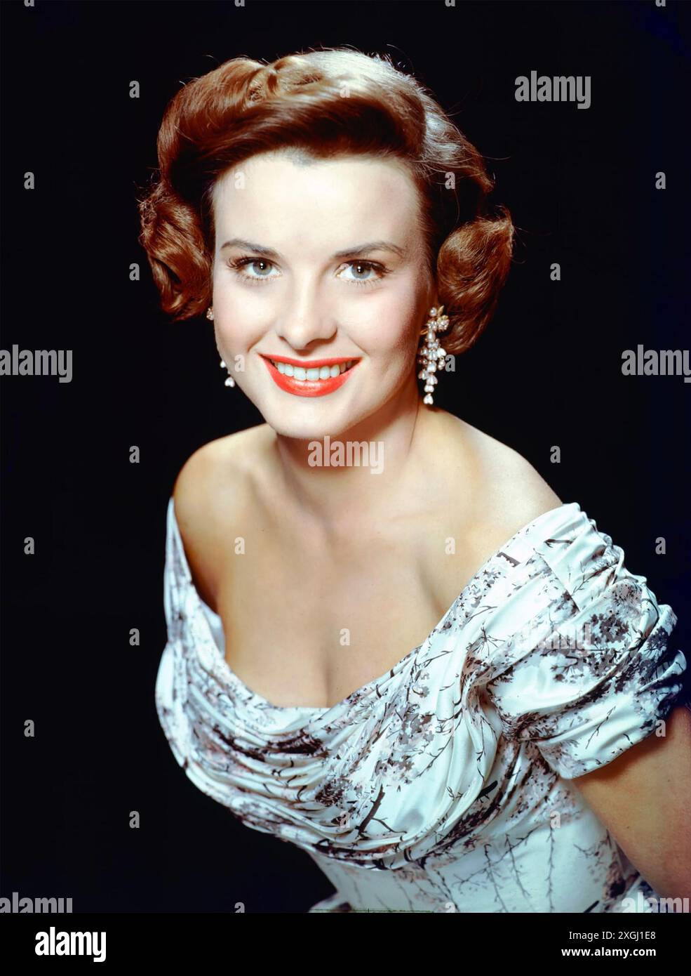 JEAN PETERS (1926-2000) American film actress in about 1955 Stock Photo ...
