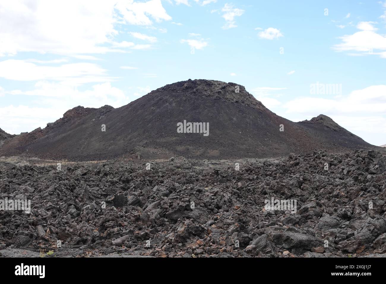 Spatter Cones, Craters of the Moon Volcanic Landscape, Idaho Stock ...