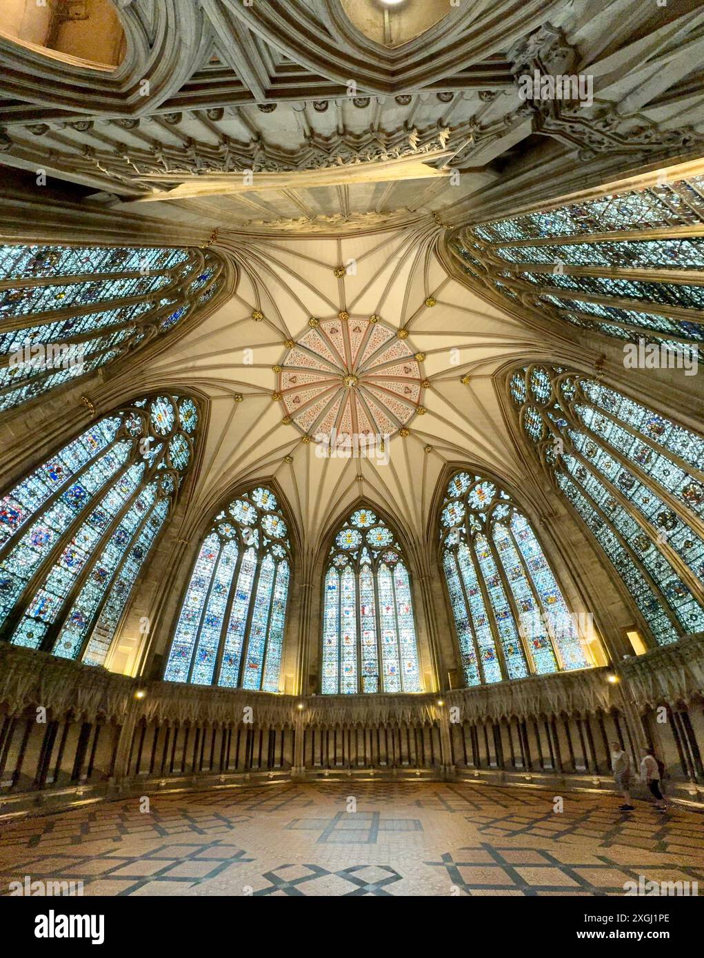Inside The Chapter House (meeting room) at York Minster Stock Photo - Alamy