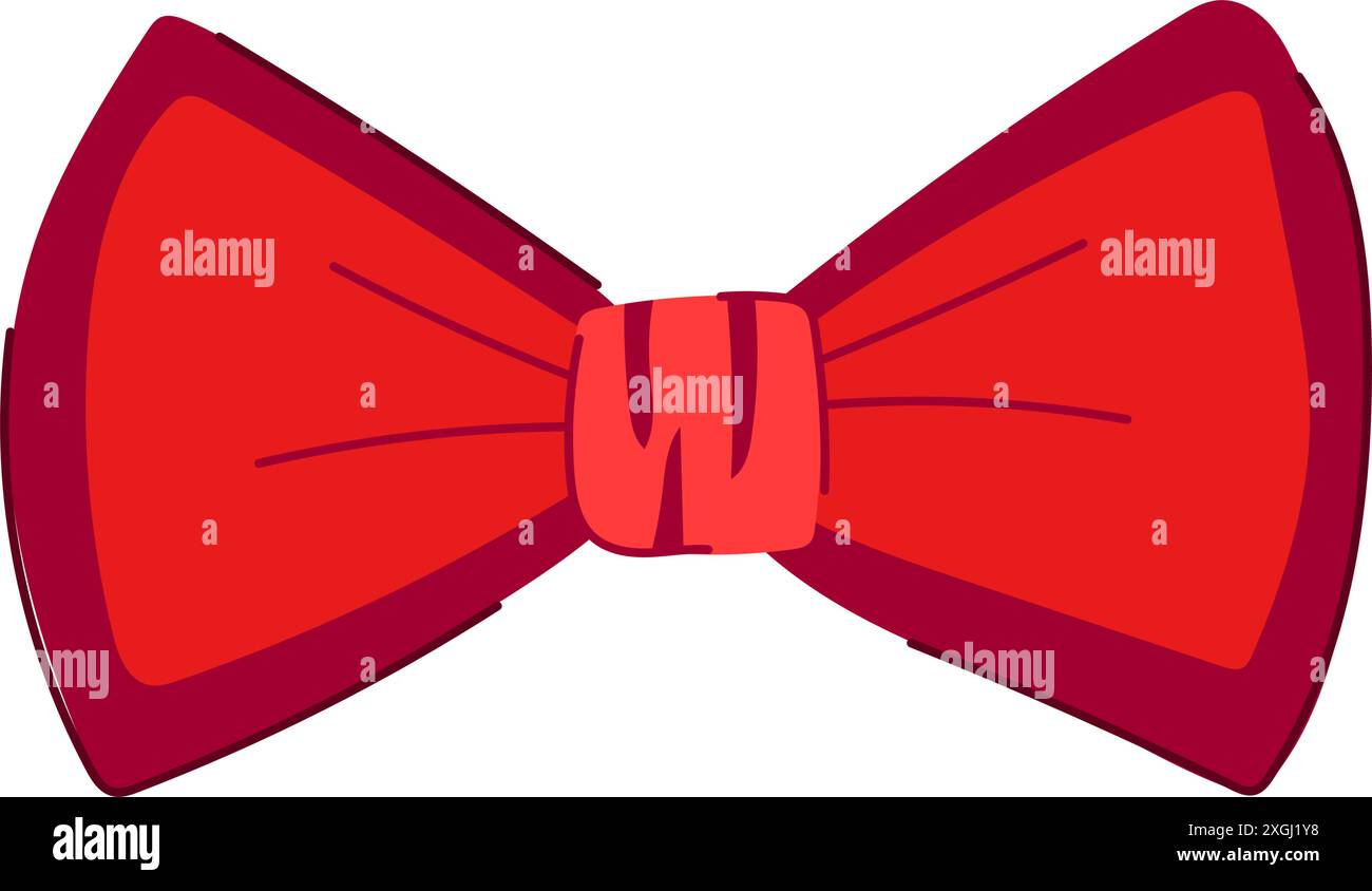 wrap red bow cartoon vector illustration Stock Vector Image & Art - Alamy