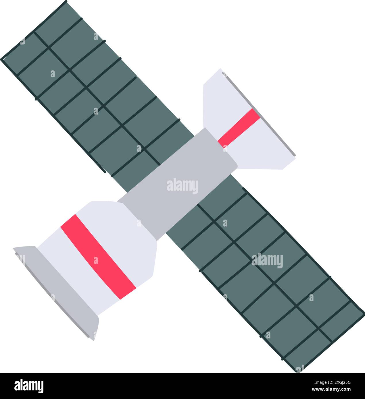 globe satellite cartoon vector illustration Stock Vector Image & Art ...