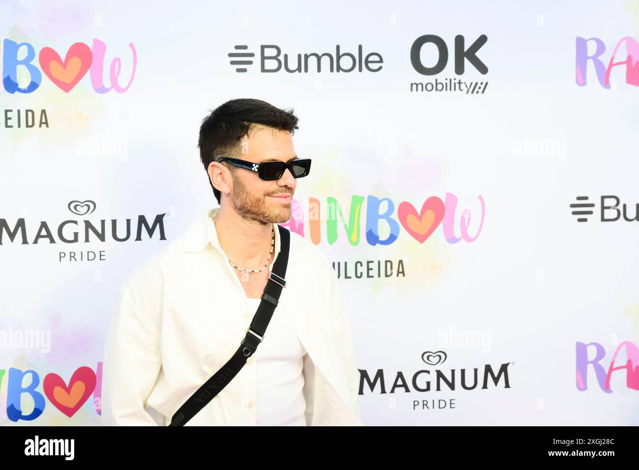 Andy Mc Dougall posed at the photocall during the Dulceida Rainbow ...