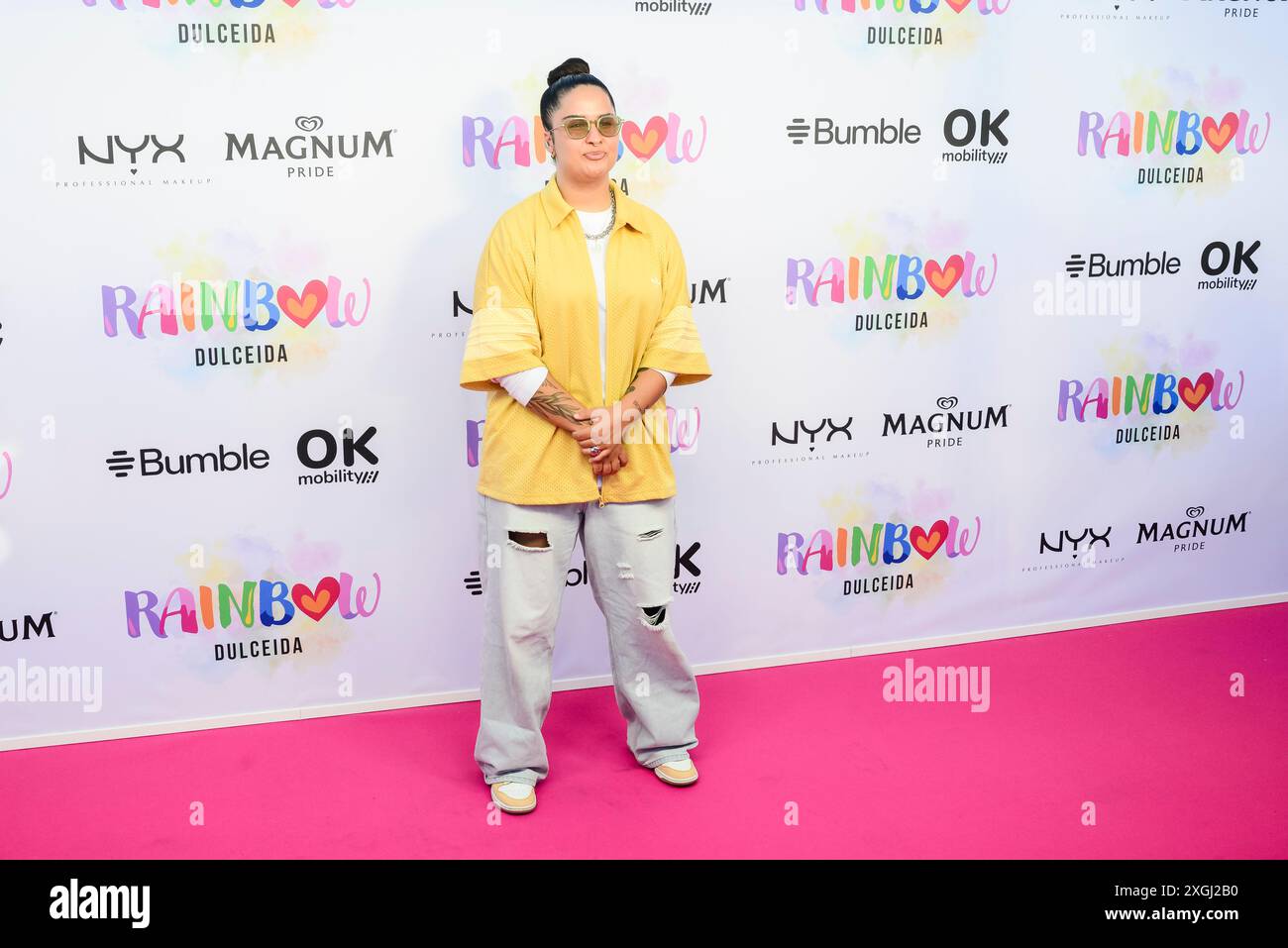 Salma posed at the photocall during the Dulceida Rainbow Pride Week ...