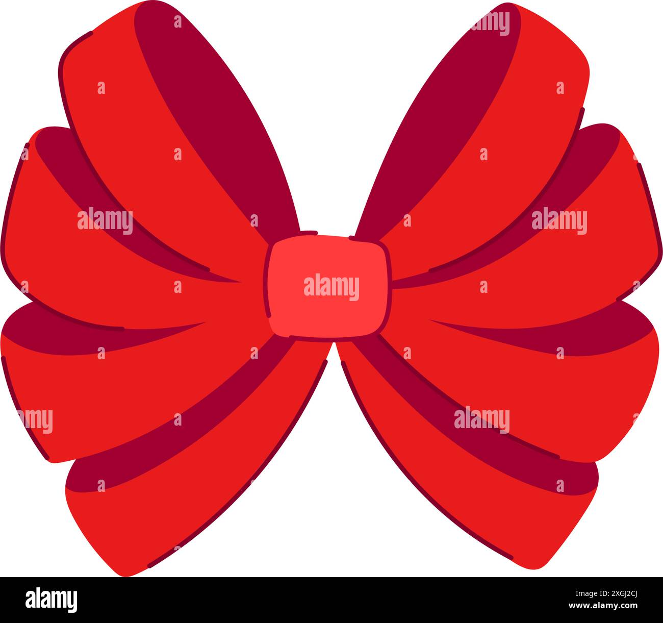 silk red bow cartoon vector illustration Stock Vector Image & Art - Alamy