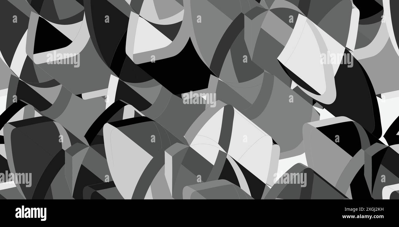 Isometric geometric pattern. Endless 3d background, seamless texture ...