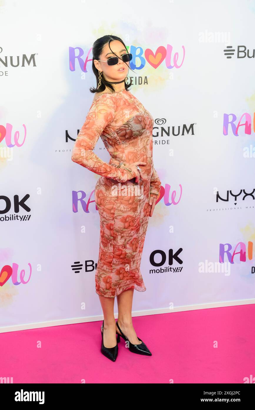 Chiara posed at the photocall during the Dulceida Rainbow Pride Week ...