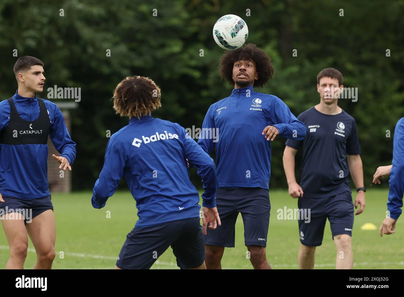 Gent's Hugo Gambor pictured during the summer training camp of Belgian ...