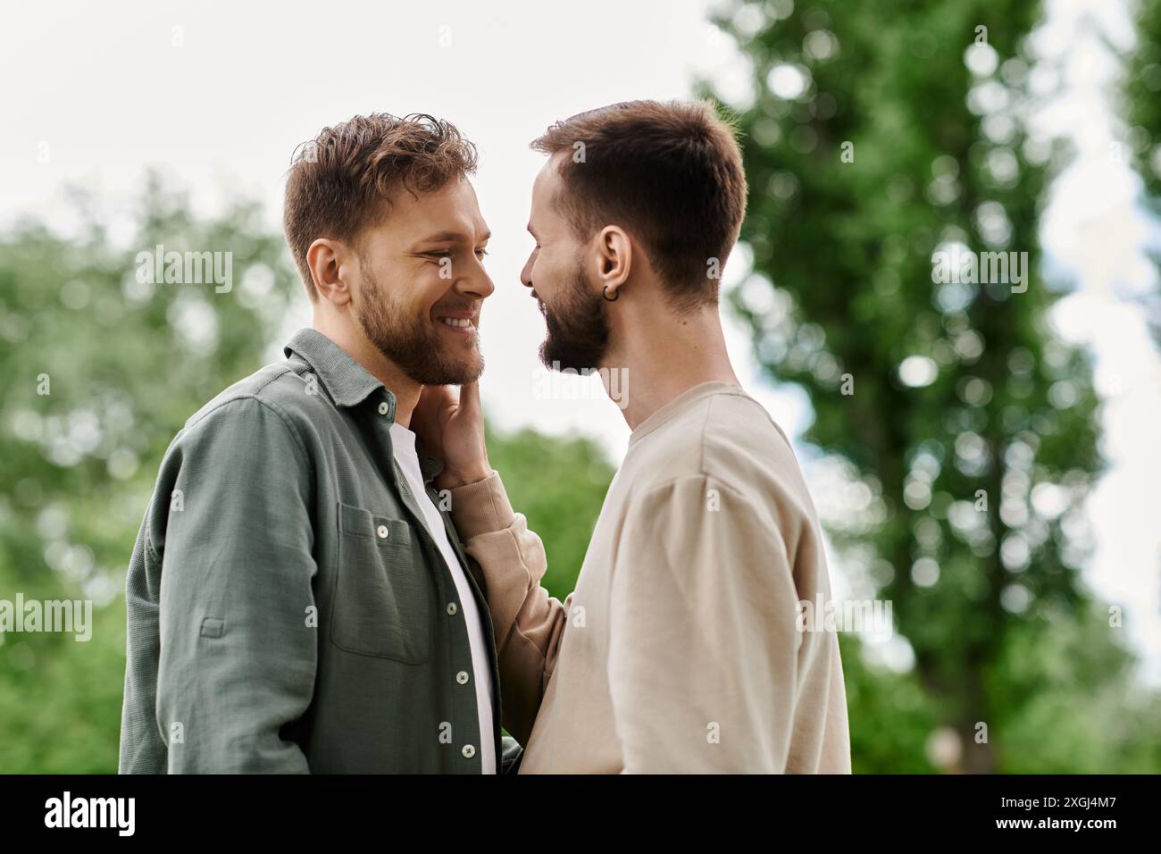 Gay men spend time together hi-res stock photography and images - Alamy