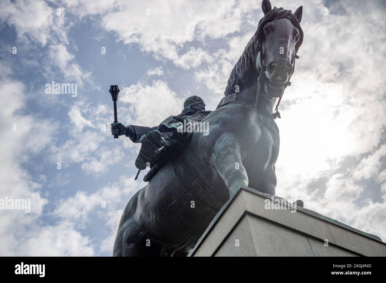 The Museum of Vitkov and the statue of Ziska, Prague Stock Photo - Alamy