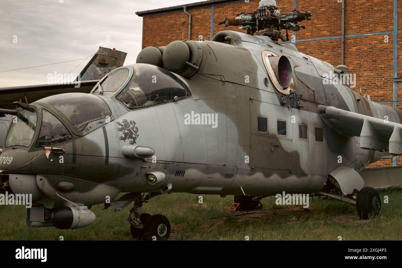 The Mi 35 Attack helicopter Stock Photo - Alamy