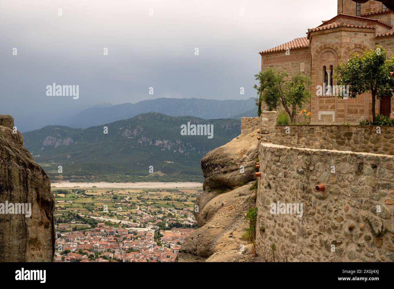 The Great Meteora Monasteries in Northern Greece Stock Photo - Alamy