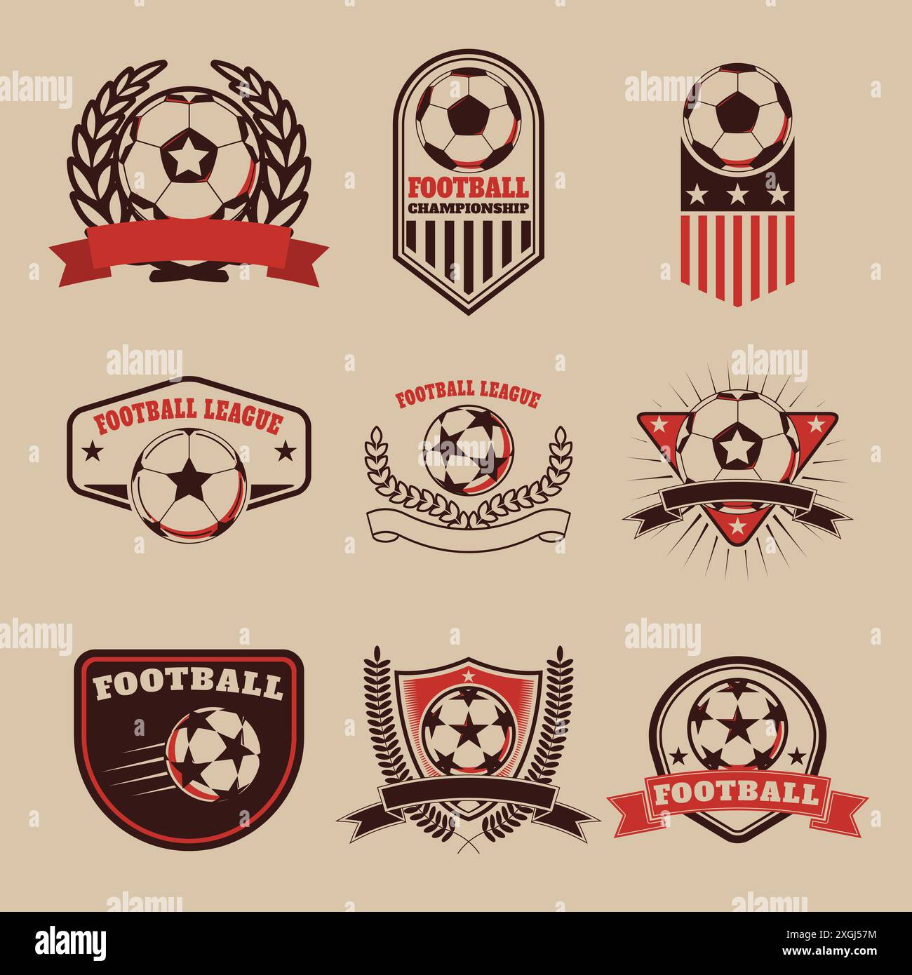 Youth training football Stock Vector Images - Alamy