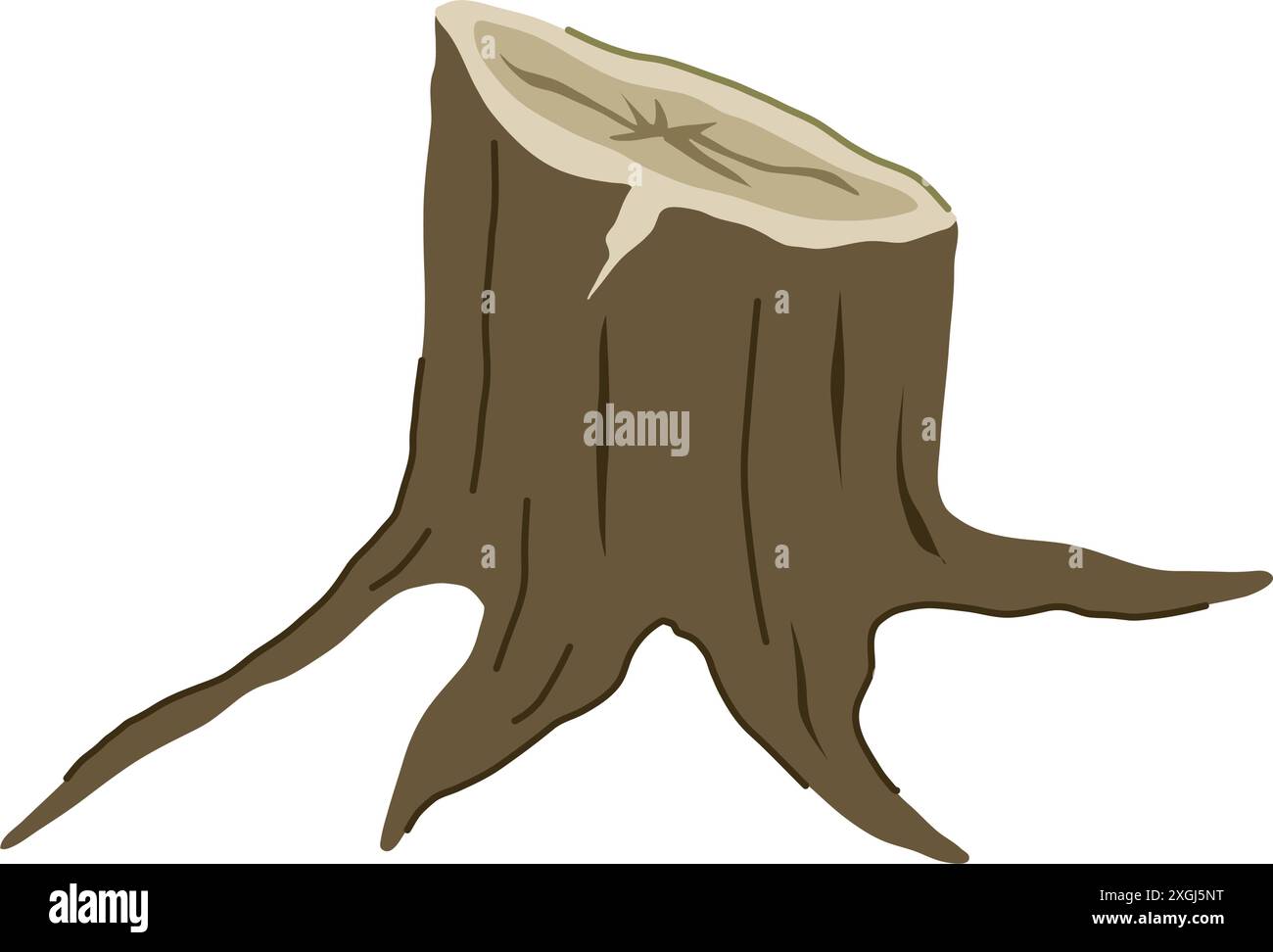 stump stump cartoon vector illustration Stock Vector Image & Art - Alamy