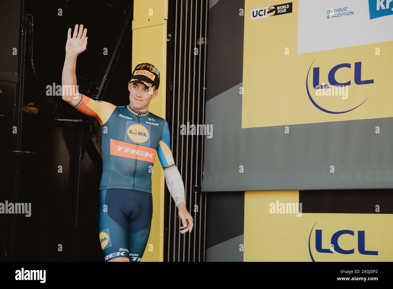 Tour de France 2024 - Stage 6 - Combatative Award - Mads PEDERSEN ...