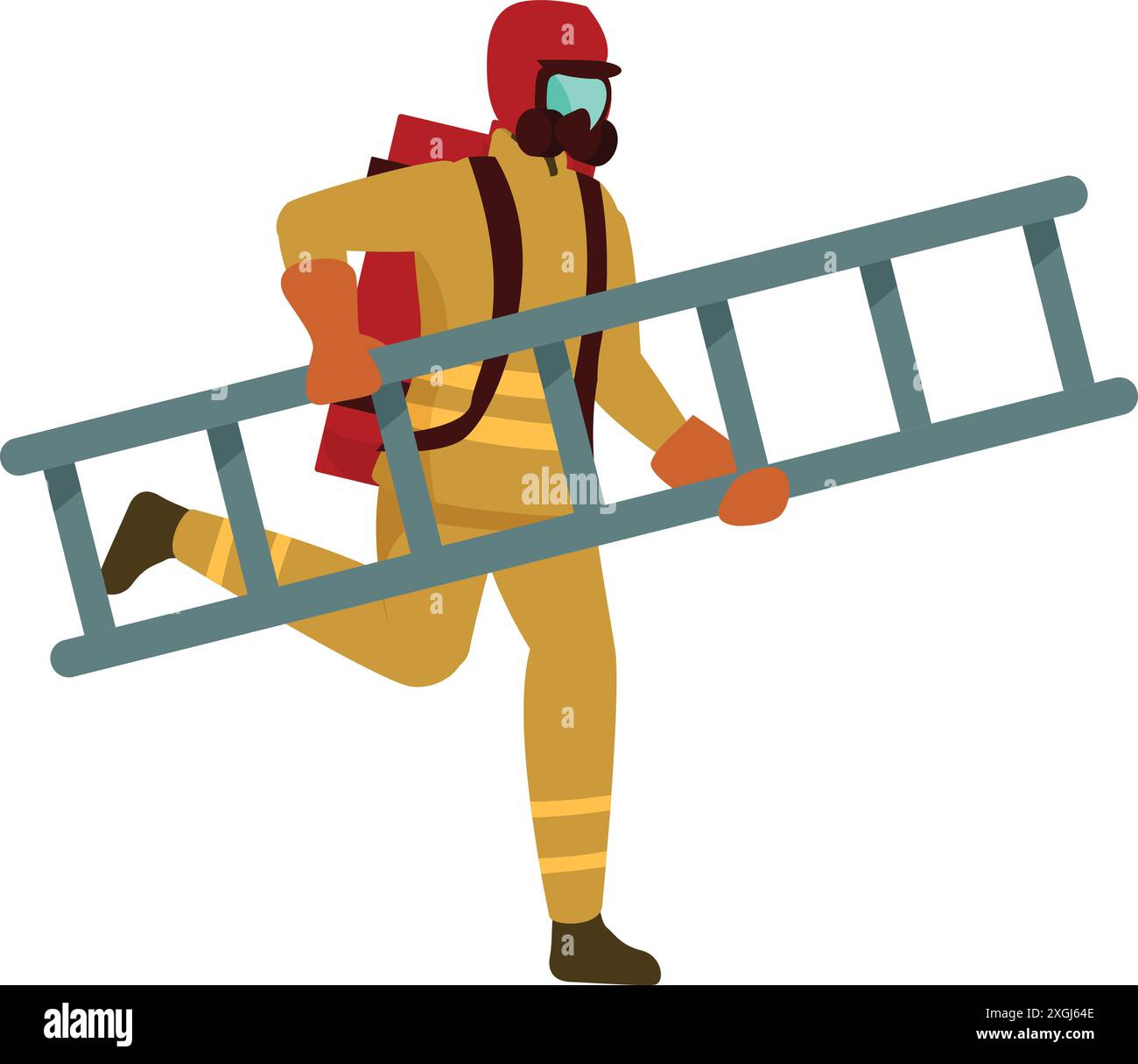 Cartoon Firefighter Ladder Fire Ladder Images – Browse 49,922 Stock