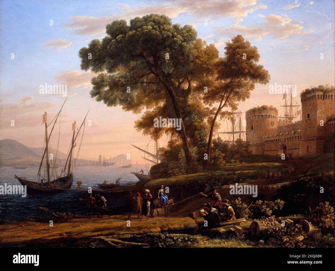 An Artist Studying from Nature by Claude Lorrain, 1639, Cincinnati Art ...