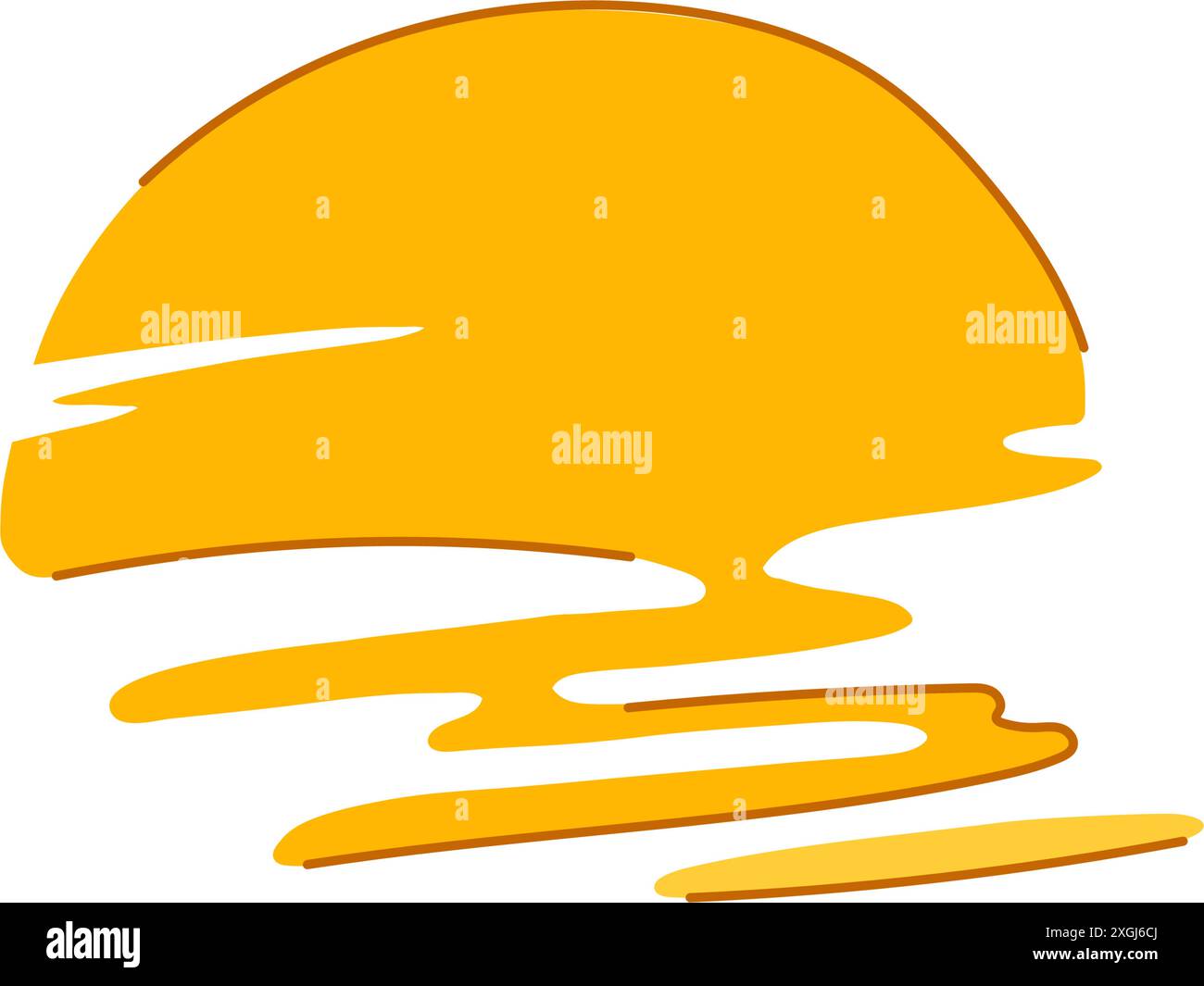 sunrise sunset cartoon vector illustration Stock Vector Image & Art - Alamy