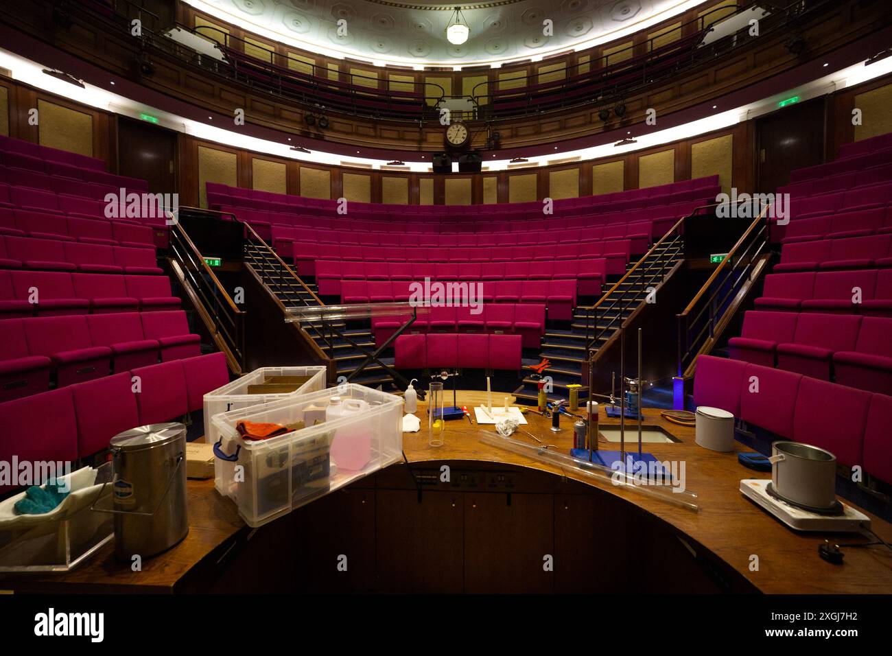 The lecture theatre at the Royal Institution used for the annual ...