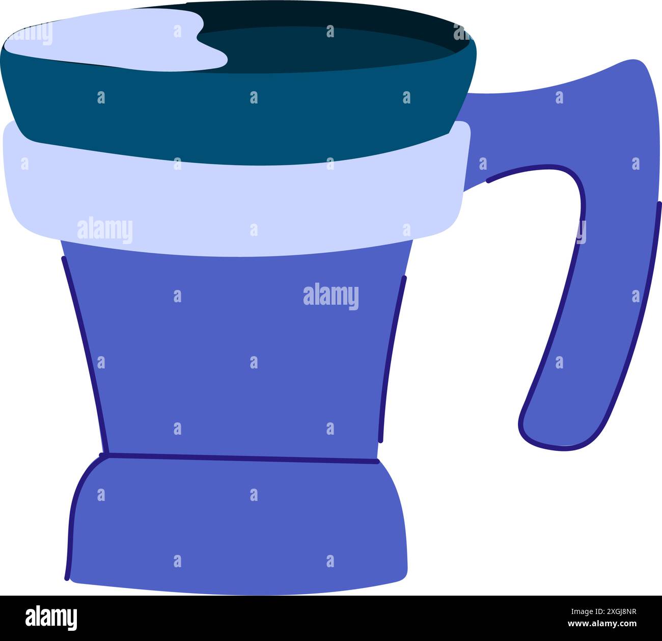 mug thermos cup cartoon vector illustration Stock Vector Image & Art ...