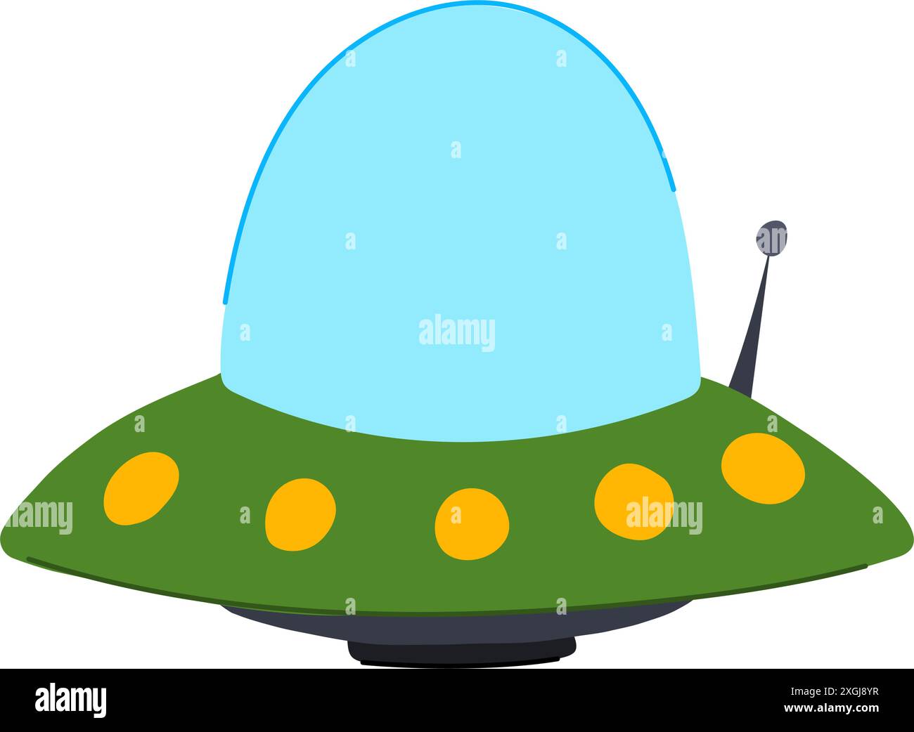 space ufo ship cartoon vector illustration Stock Vector Image & Art - Alamy