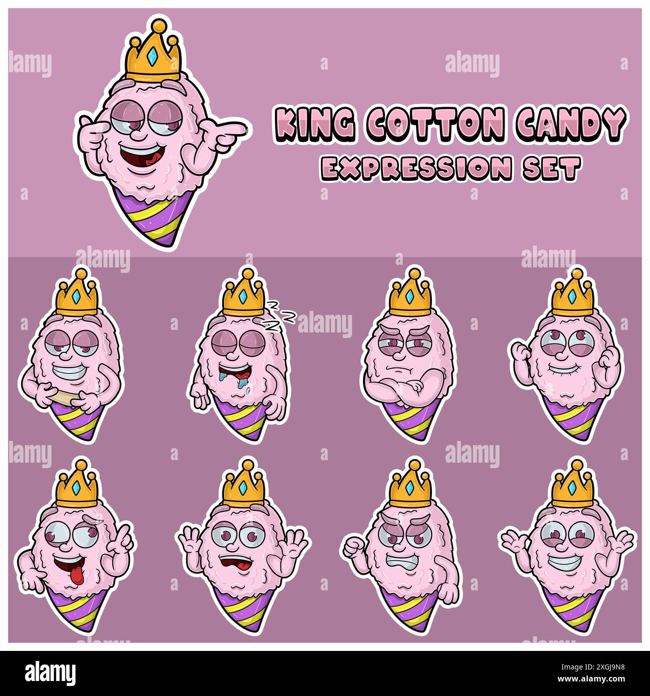 Soft pastel cotton candy Stock Vector Images - Alamy