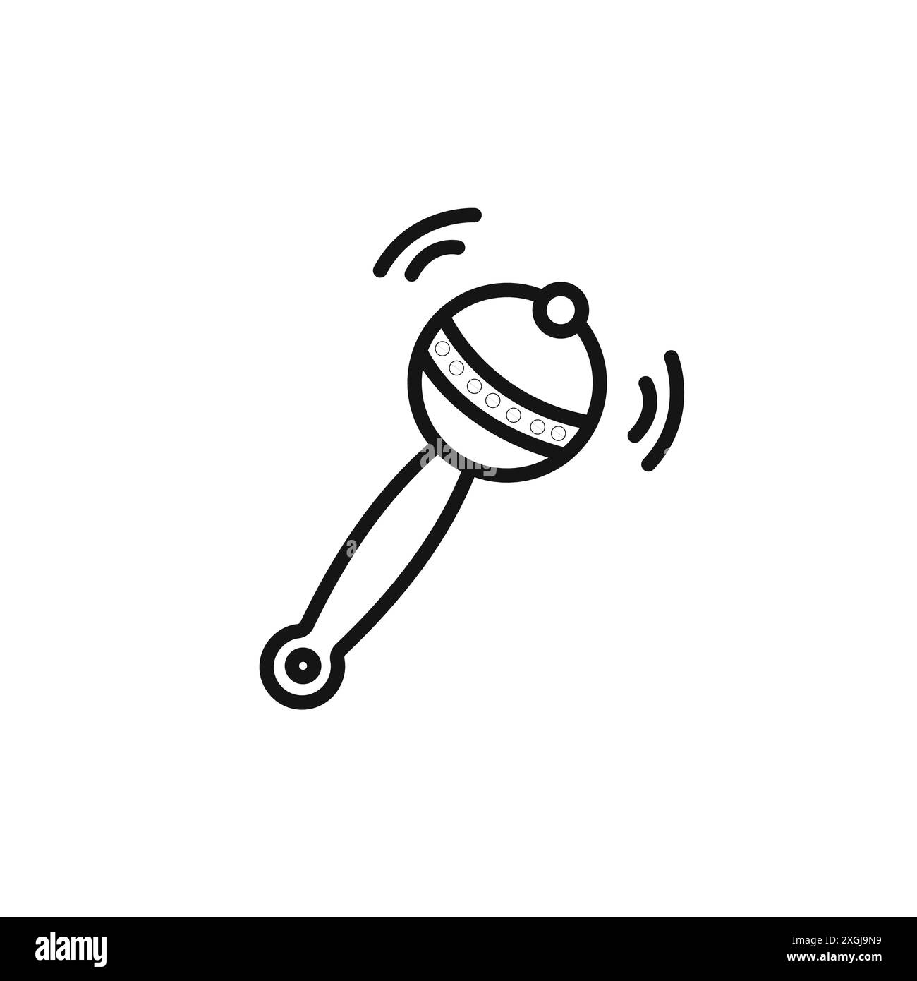 Baby rattle icon vector logo set collection for web app ui Stock Vector ...