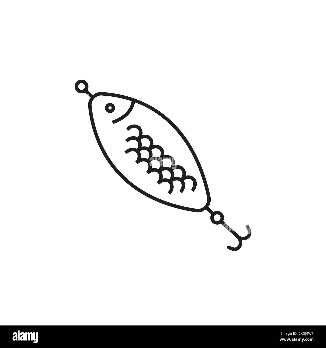 Fishing Lure Coloring Page